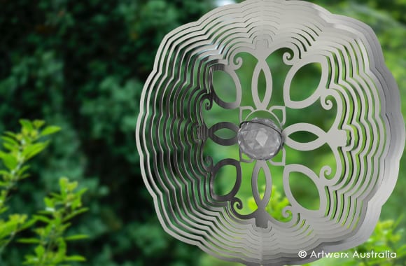 SS Filigree Wind Spinner – Wind Spinners | Artwerx Australia