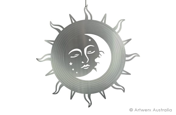 Sun & Moon – Wind Spinners | Artwerx Australia