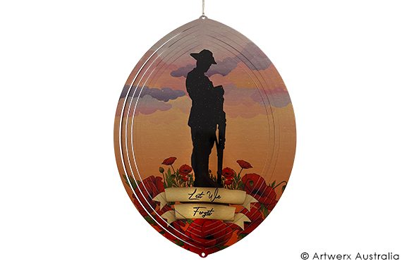 ANZAC Soldier – Wind Spinners | Artwerx Australia